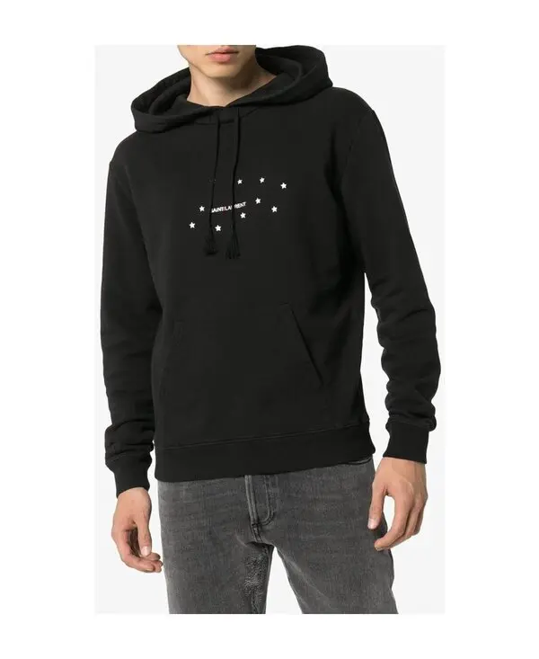 Saint Laurent Star Logo Hoodie