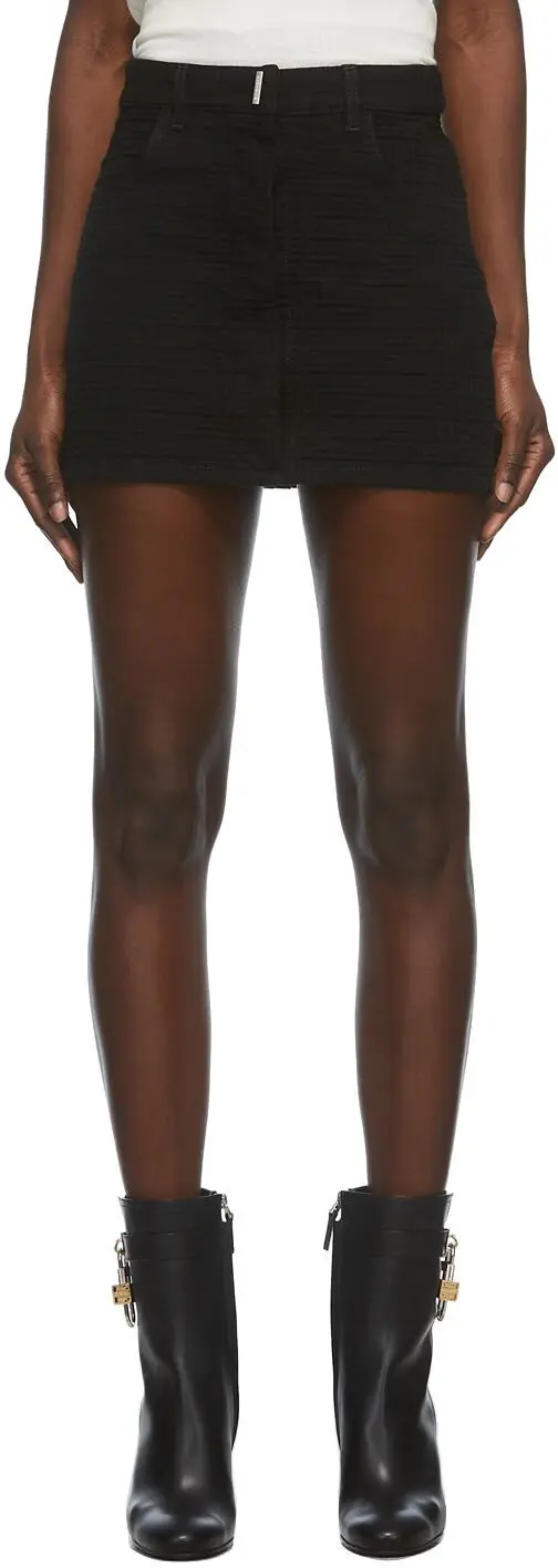 Givenchy Mid-rise Monogram Mini Skirt