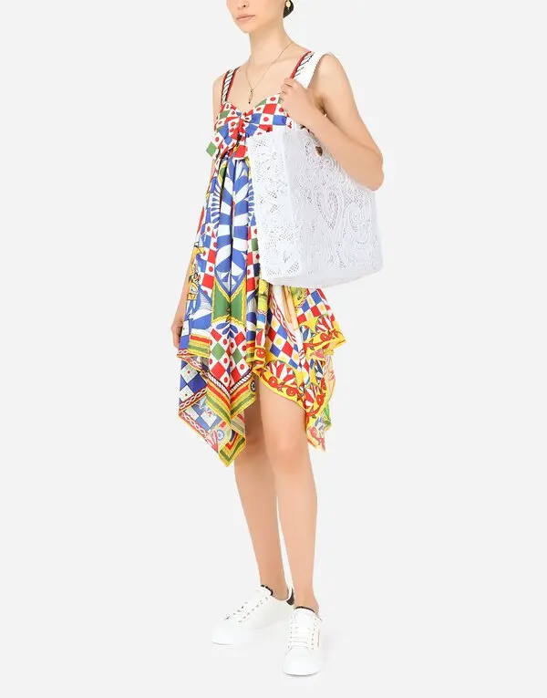 Dolce & Gabbana Carretto Print Twill Dress
