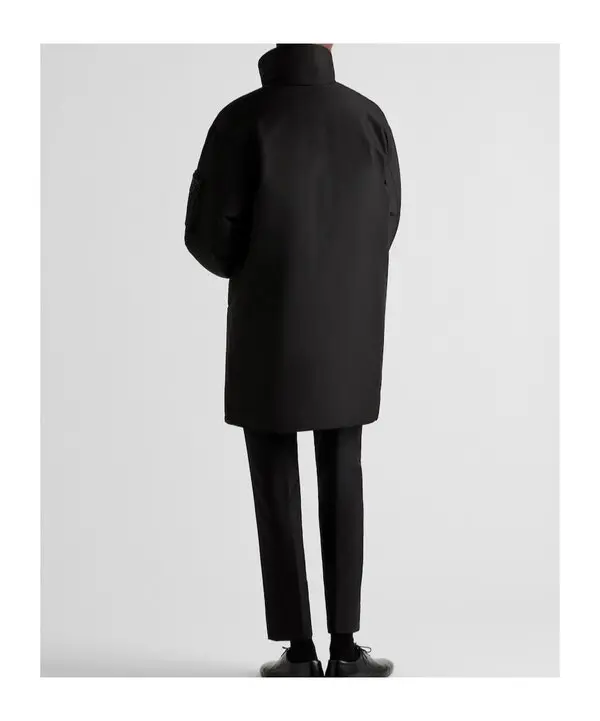 Prada High Neck Zip-up Coat