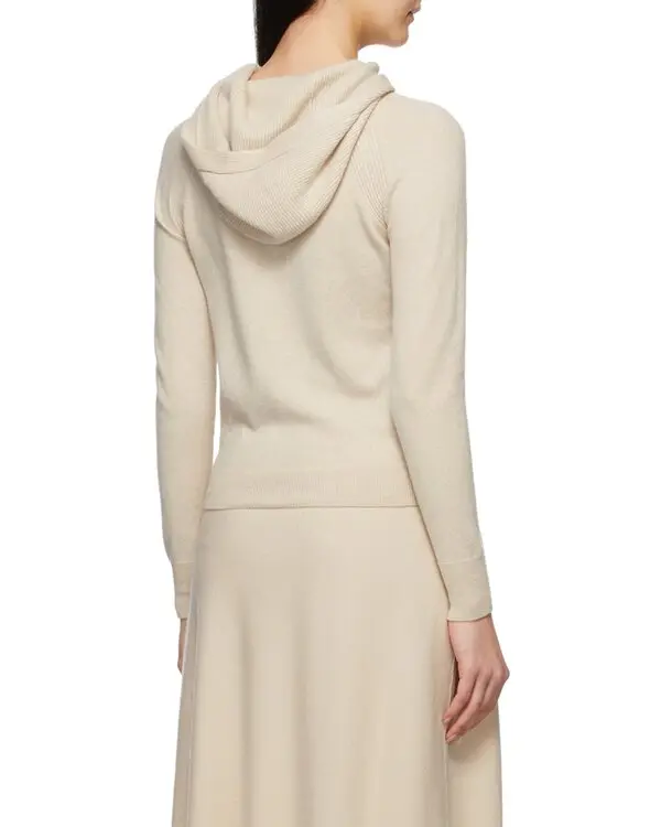 Loro Piana Zip-up Hooded Knitted Cardigan