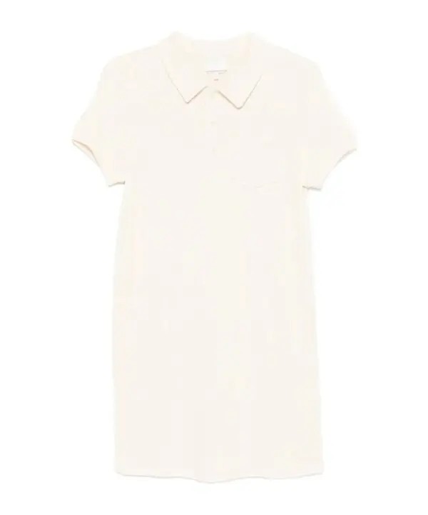 A.p.c. Polo Collar Pocket Mini Dress