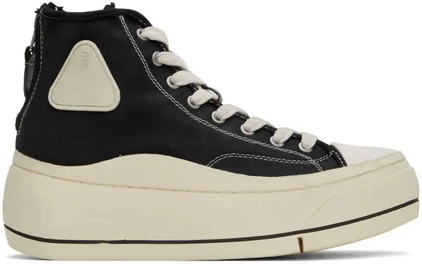 R13 Flatform High-top Sneakers