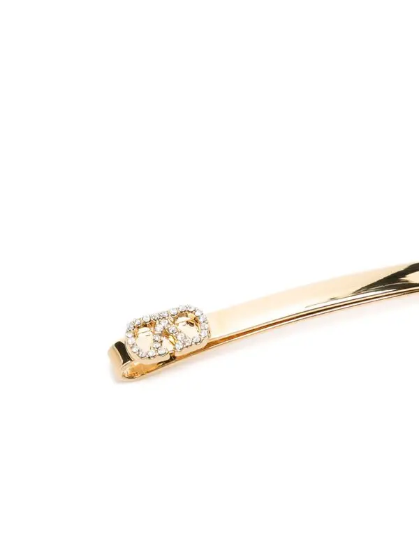 Valentino Garavani Vlogo Signature Embellished Hair Clips