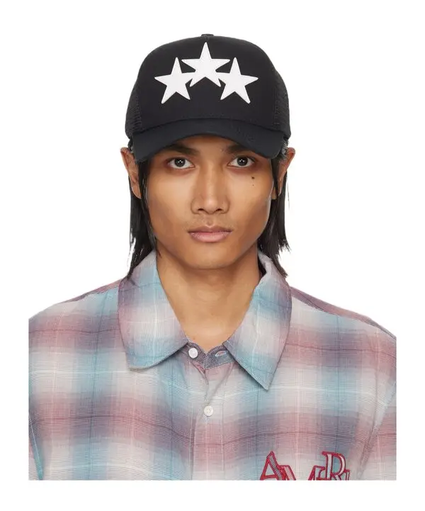 Amiri Pattern Decal Baseball Cap - Black