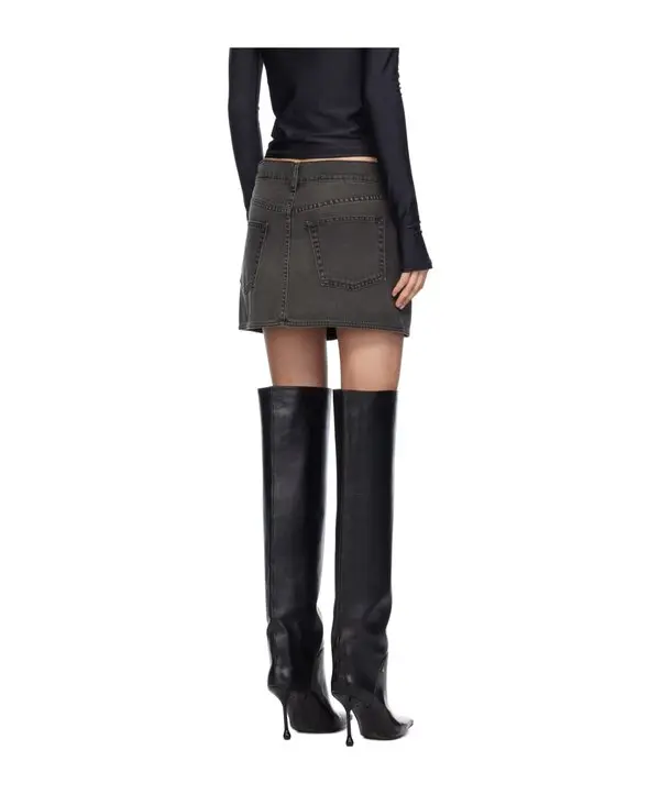 Coperni Denim Wrap Mini Skirt