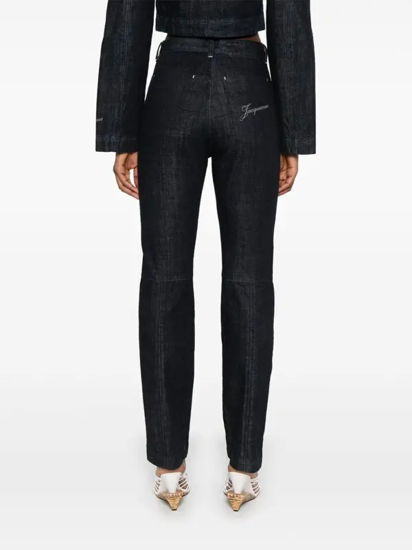 Jacquemus Le De-nimes Norma Cropped Jeans