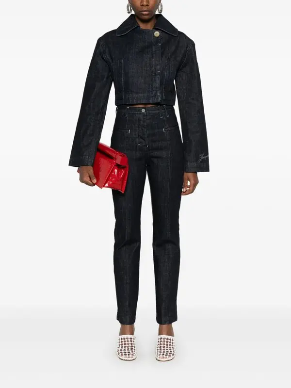 Jacquemus Le De-nimes Norma Cropped Jeans