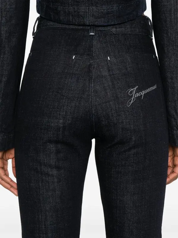 Jacquemus Le De-nimes Norma Cropped Jeans