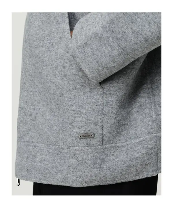 Max Mara Etuania" Zip-up Hoodie - Gray