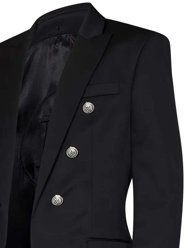 Balmain Single Breasted Tailored Blazer