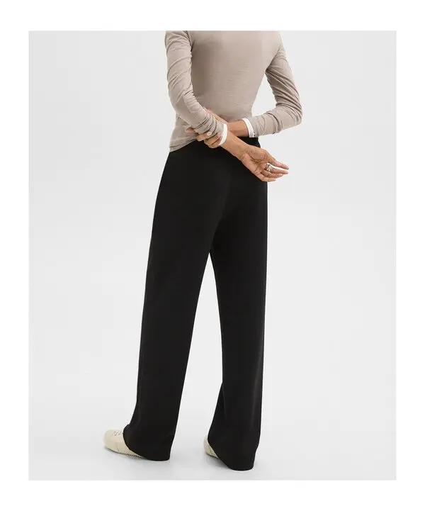 Theory High Waist Drawstring Track Pants