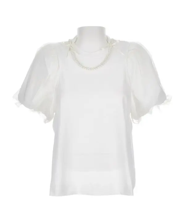 Simone Rocha Short-sleeved T-shirt With Puff Sleeves