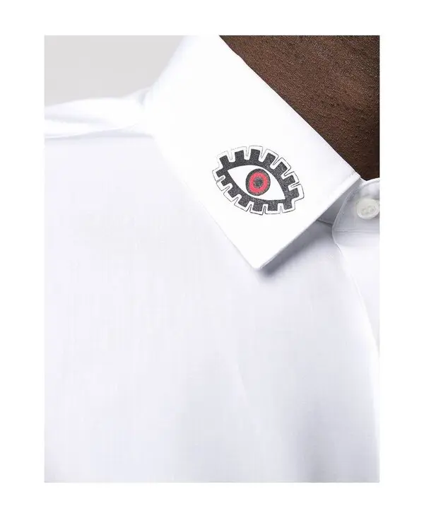 Neil Barrett Eye Printed Button Shirt