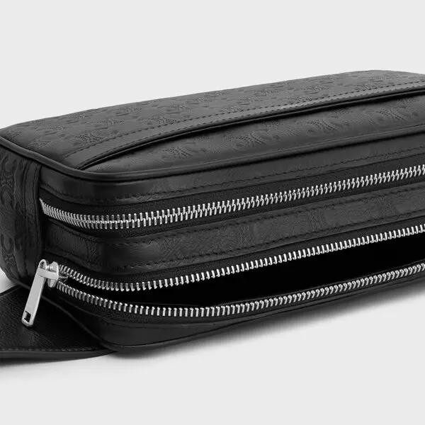 Celine Belt Bag In Embossed Calfskin