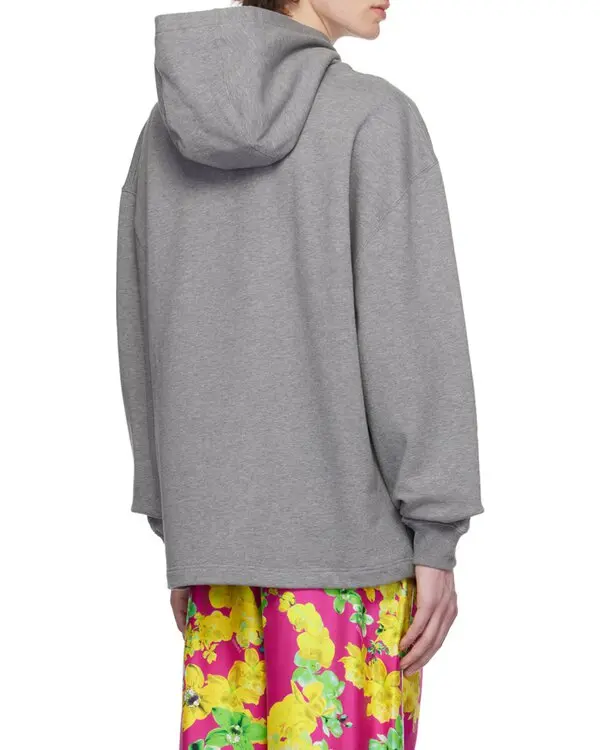 Versace Logo Detailed Long Sleeve Hoodie