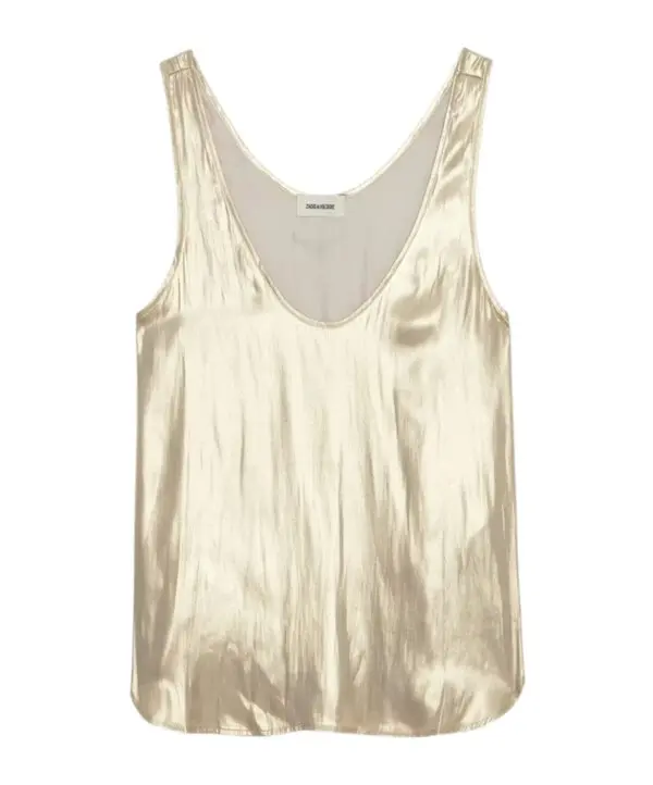 Zadig&Voltaire Tarys Sleeveless Tank Top - Nude