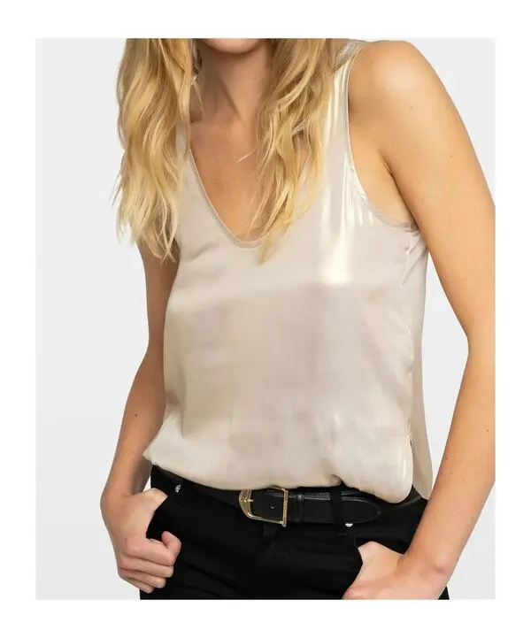 Zadig&Voltaire Tarys Sleeveless Tank Top - Nude