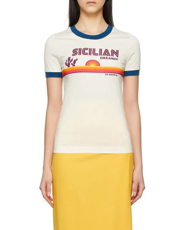 Dolce & Gabbana Sicilian Dreamin' Graphic T-shirt