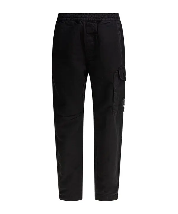 C.P. COMPANY Cargo Pants With Lens Detail - Black