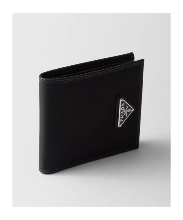 Prada Logo Plaque Wallet