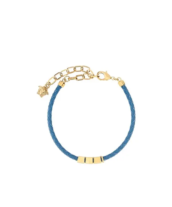 Versace Greca Braided Bracelet - Blue