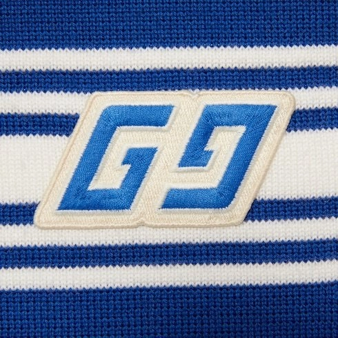 Gucci Square Gg-patch Wool Jumper