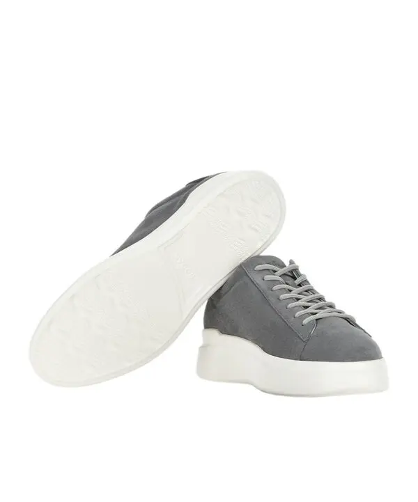 Hogan H-logo Suede Low-top Sneakers - Grey