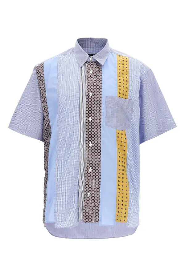 Comme Des Garçons Homme Patchwork Shirt
