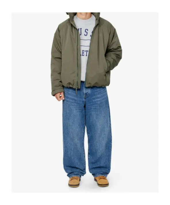 StÜssy Long-sleeved Zip-up Jacket With Logo Detail