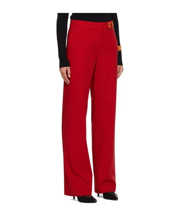 Heron Preston Cut-out Wide Leg Trousers