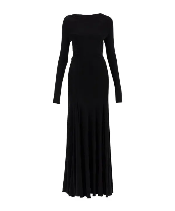 Christopher Esber Long Sleeve Backless Gown
