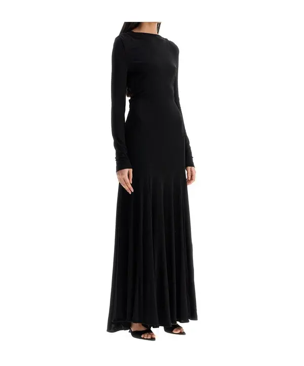 Christopher Esber Long Sleeve Backless Gown