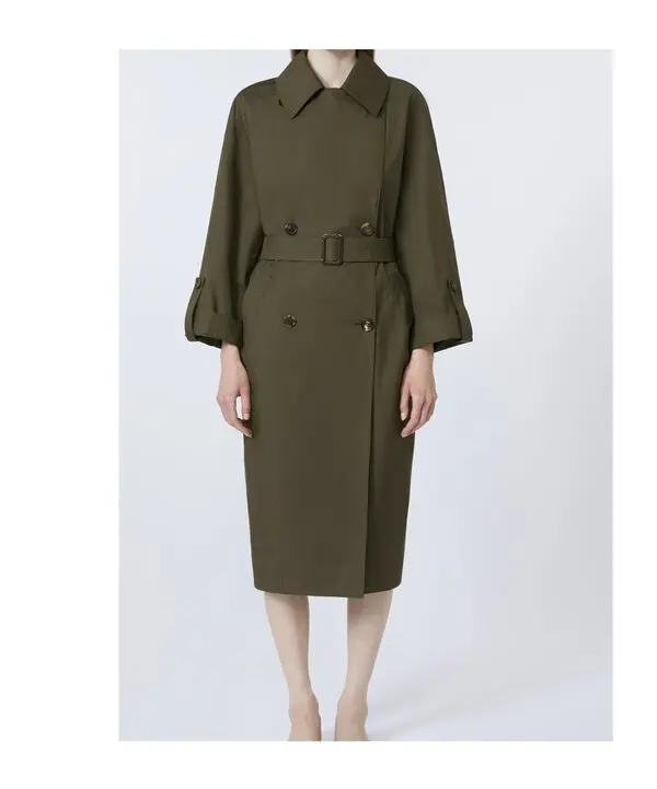 Max Mara Kimono-sleeves Trench Coat