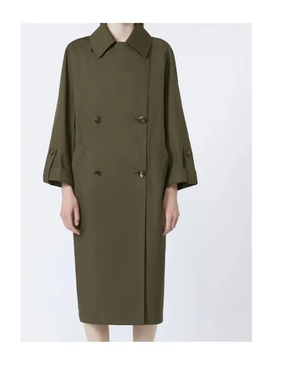 Max Mara Kimono-sleeves Trench Coat