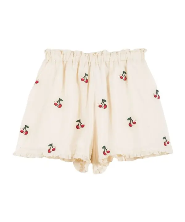TWINSET Cherry Embroidered Shorts - No