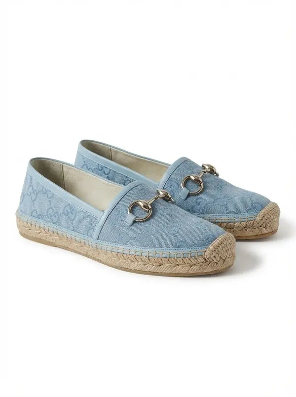 Gucci Horsebit Espadrilles - Blue