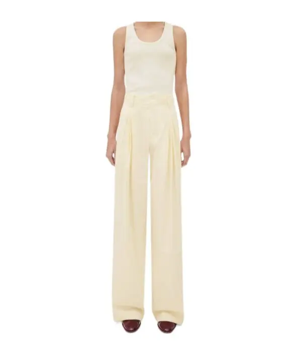 Bottega Veneta Pleated Wide Leg Trousers