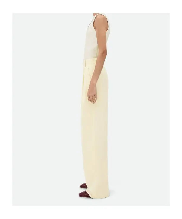 Bottega Veneta Pleated Wide Leg Trousers