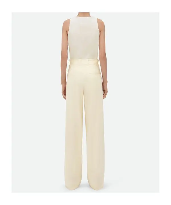 Bottega Veneta Pleated Wide Leg Trousers