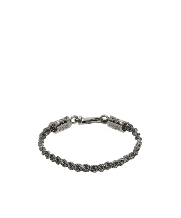 Emanuele Bicocchi Braided Bracelet - Gray