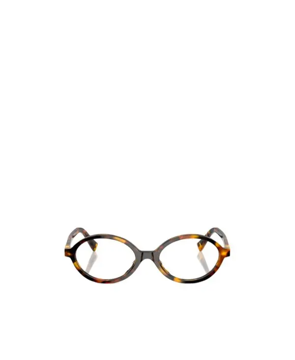 Miu Miu Oval Frame Eyeglasses - Multicolor