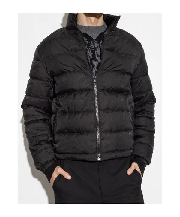 Versace Barocco-printed Padded Zip-up Jacket