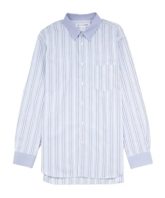 Comme Des Garçons Striped Shirt - Blue
