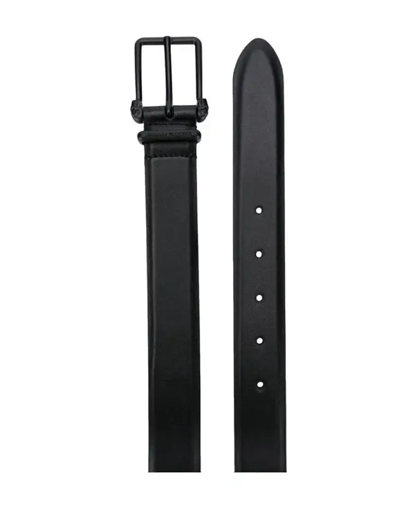 Alexander McQueen Logo Printed Belt