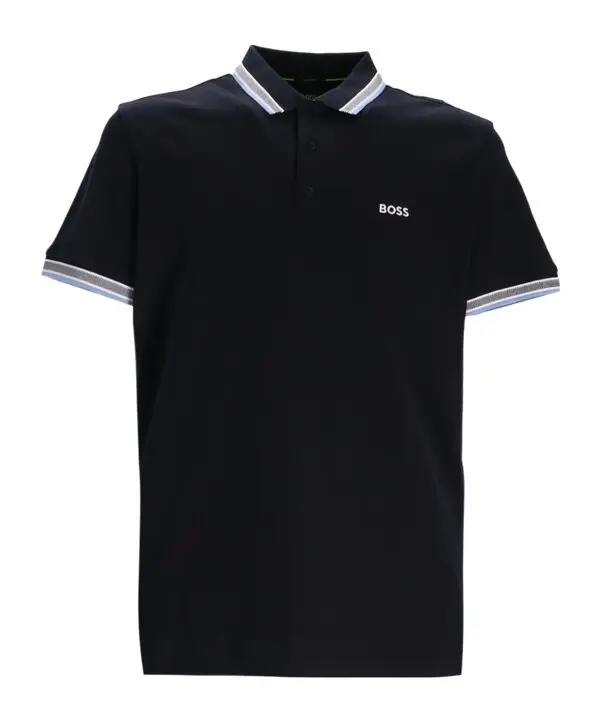 Hugo Boss Logo Embroidered Short-sleeved Polo Shirt