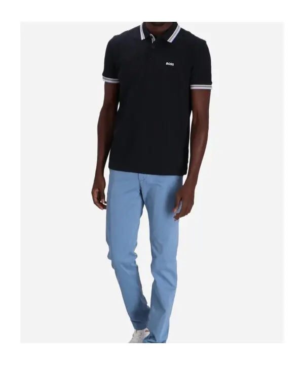 Hugo Boss Logo Embroidered Short-sleeved Polo Shirt