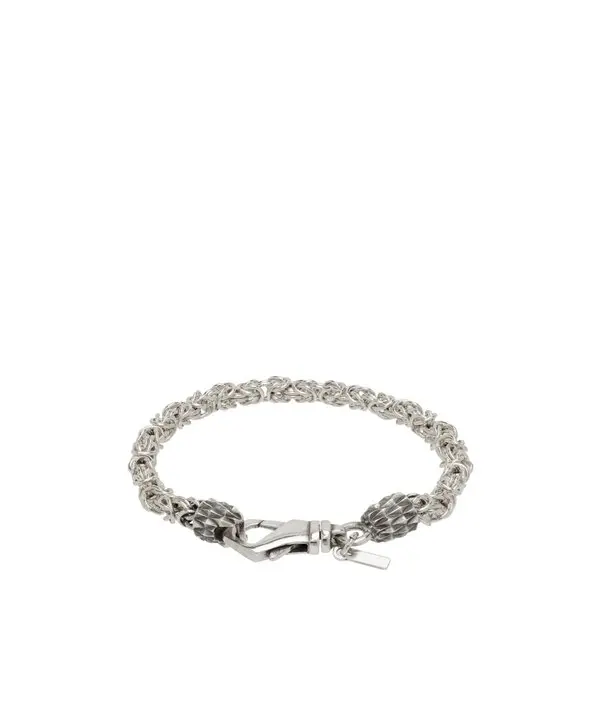 Emanuele Bicocchi Sterling Byzantine Chain Bracelet - Silver