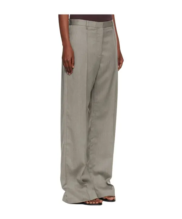 ST. AGNI Slim-fit Tailored Trousers