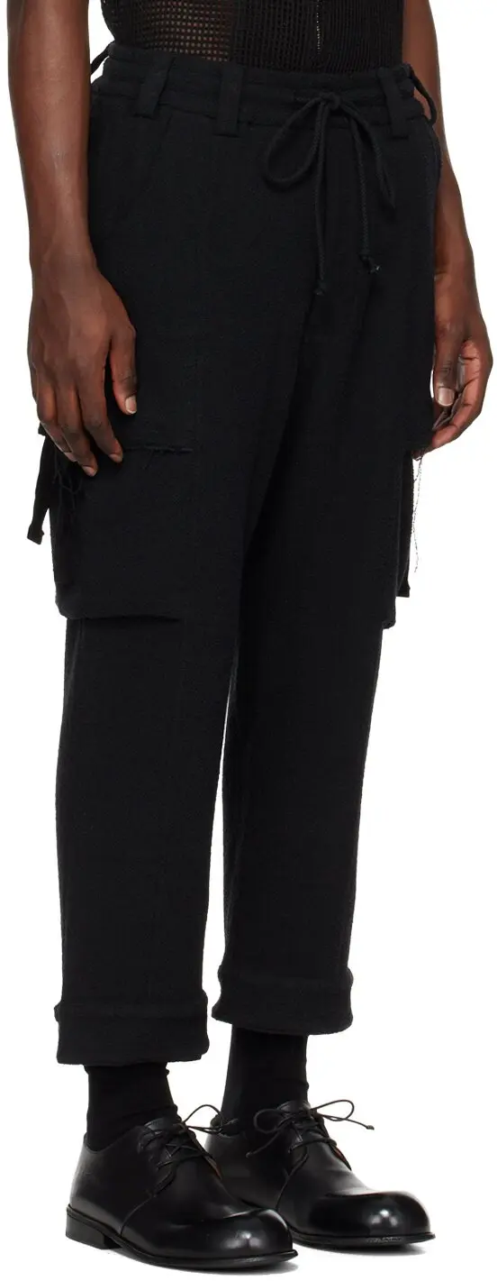 SONG FOR THE MUTE Elasticated Drawstring Cargo Pants